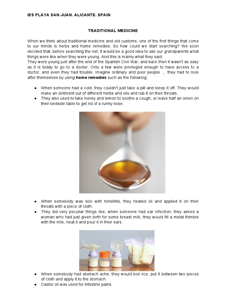 Traditional Spanish Home Remedies | PDF | Herbalism | Pharmacy