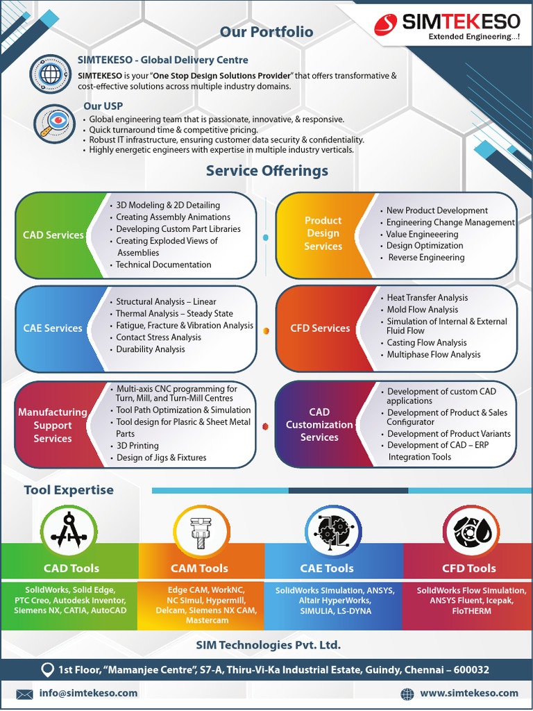 Engineering Services Flyer 1 | PDF | Computer Aided Design | Engineering