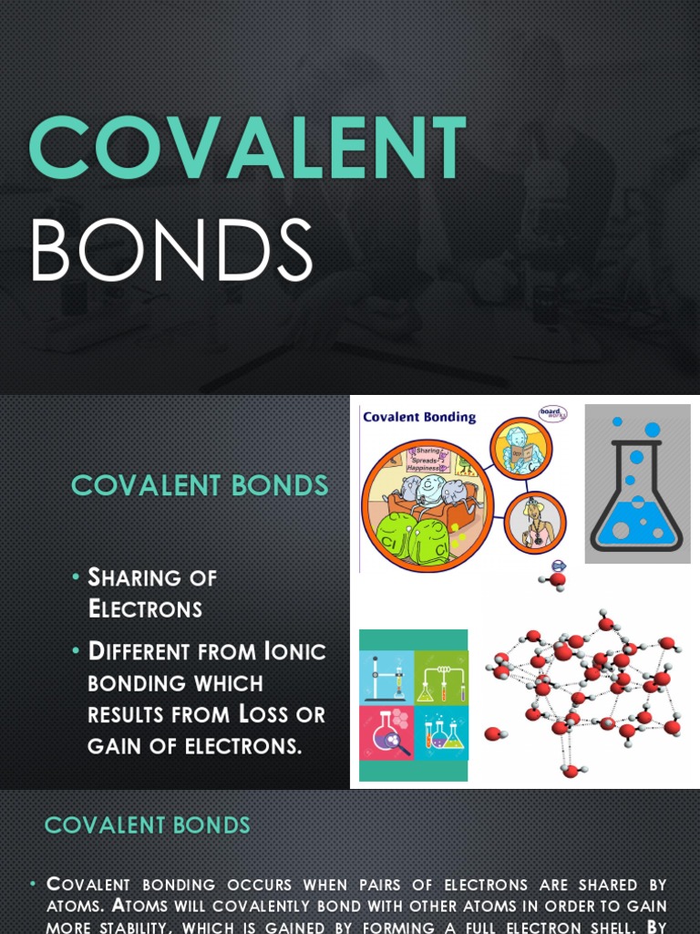 Covalent Bonds | PDF | Chemical Polarity | Covalent Bond