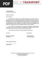 Authorization Letter Cheque Collect | PDF