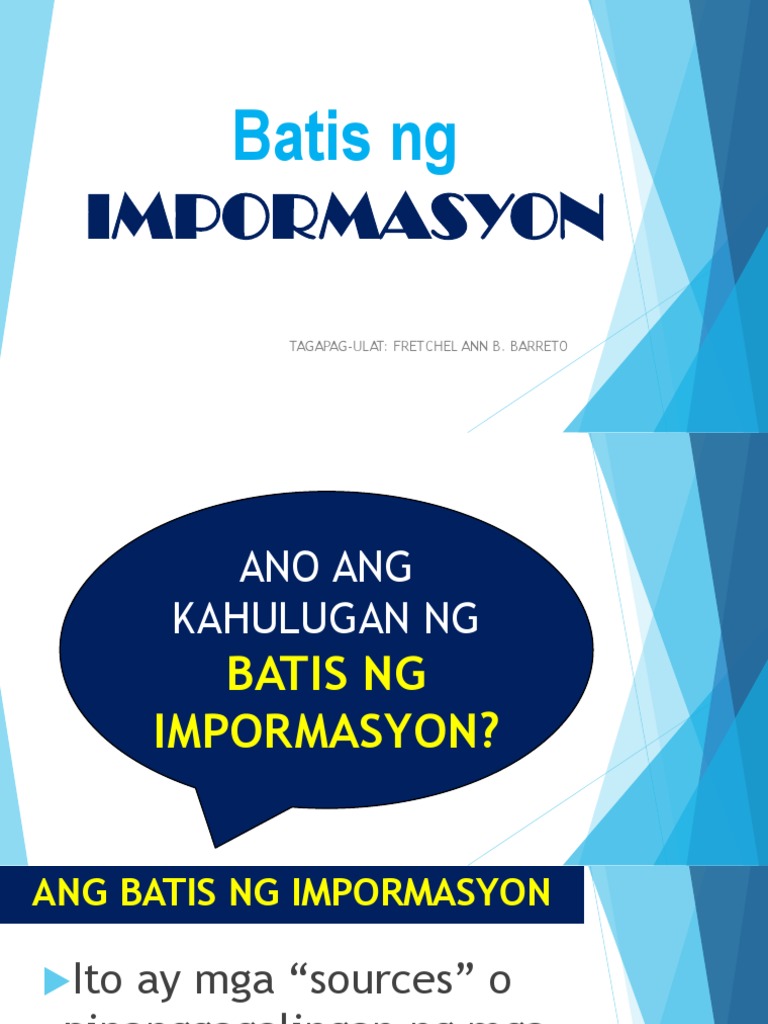 Batis ng Impormasyon