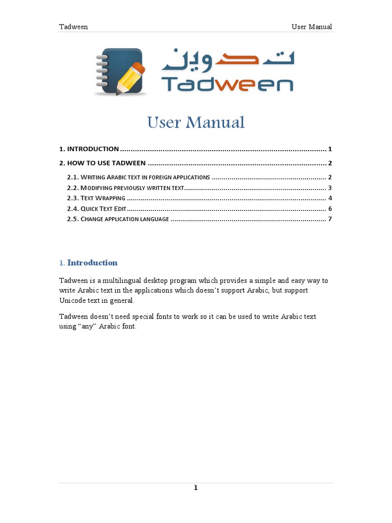 A Guide to Using Tadween: An Arabic Text Tool for Non-Arabic ...