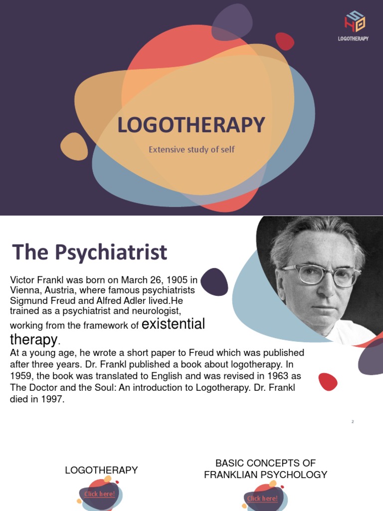 Logotherapy Group 6 (BSN-1B) | PDF | Clinical Psychology | Mental Health