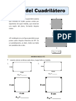 Problemas Con Área Del Cuadrado y Rectangulo | PDF