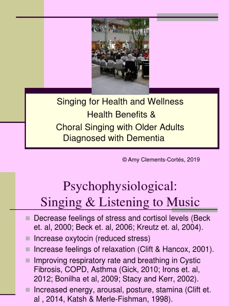 Singing For Health | Download Free PDF | Singing | Mood (Psychology)