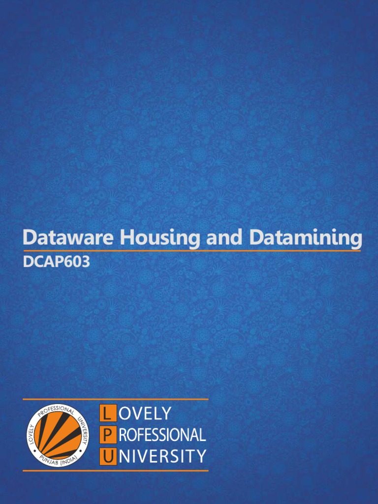 Dcap603 Dataware Housing And Datamining Pdf Pdf Data Warehouse Metadata