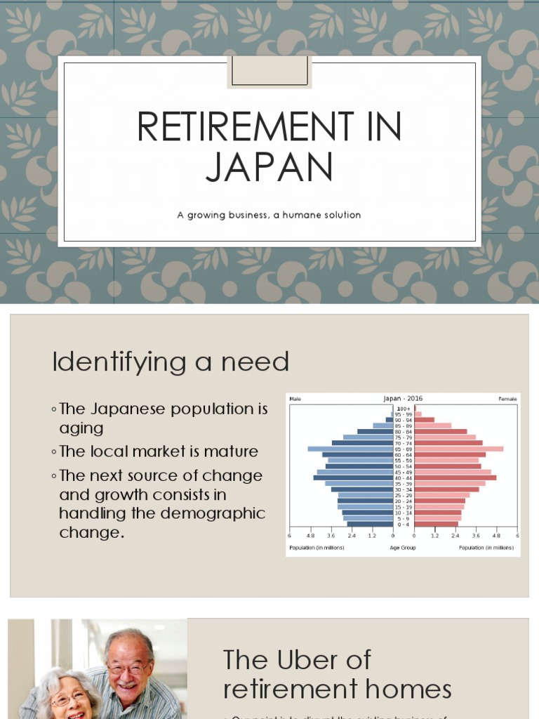 Retirement in Japan: A Growing Business, A Humane Solution | PDF