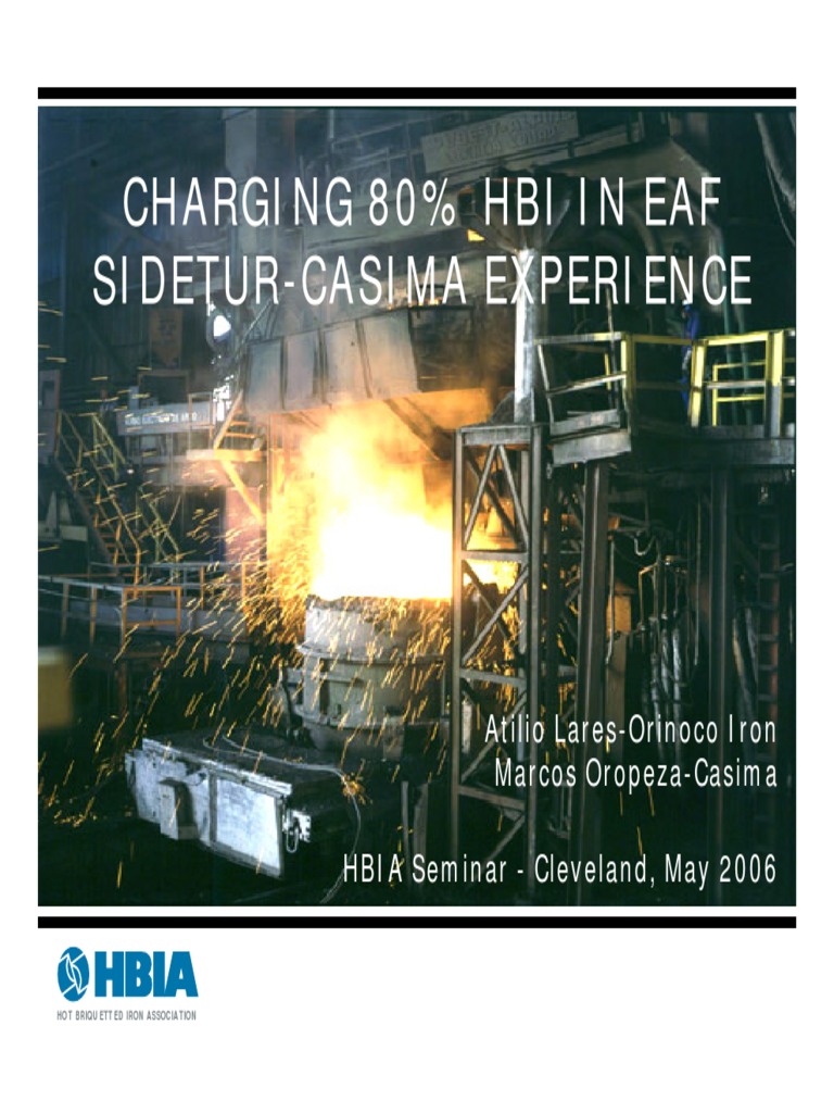 10 HBI in EAF | PDF | Iron Ore | Iron