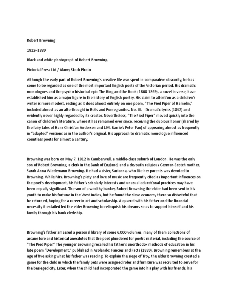 Robert Browning | PDF | Robert Browning | Poetry