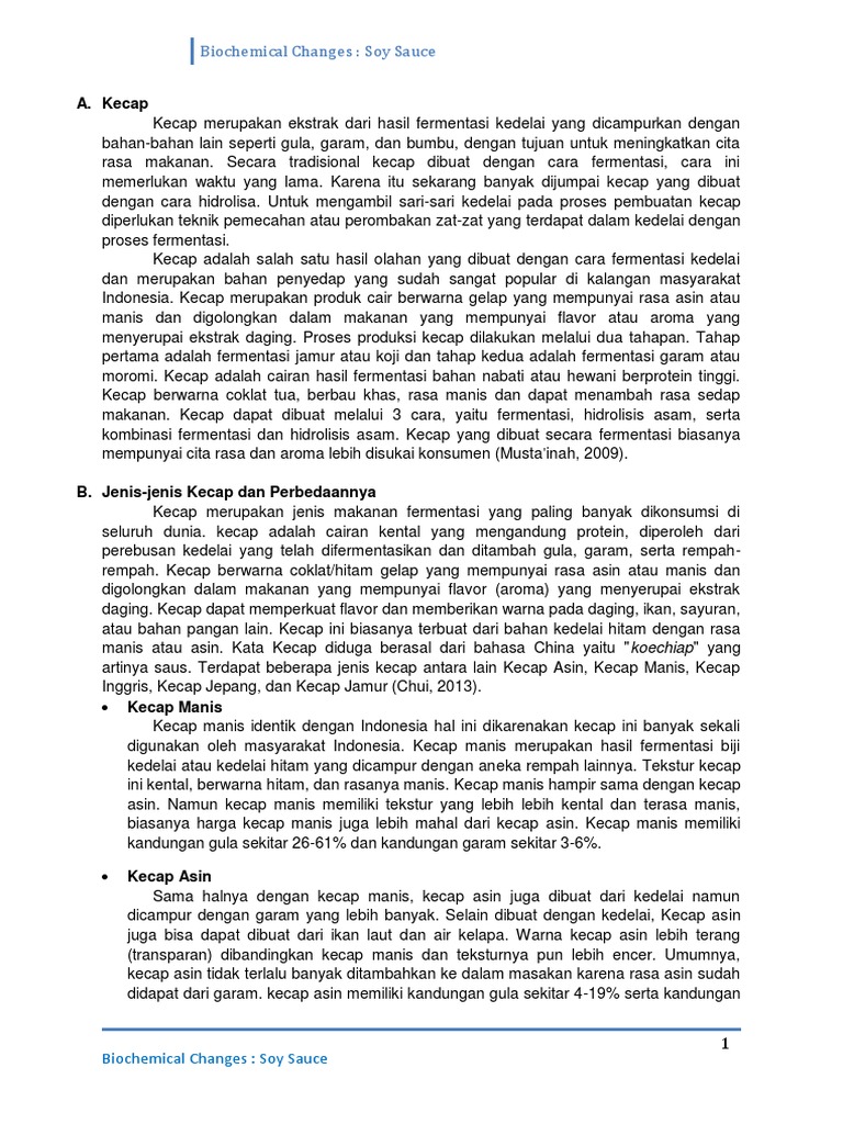 Kecap | PDF
