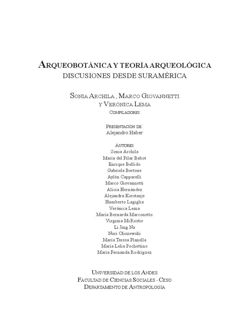 Paleobotanica | PDF | Botánica | Arqueología