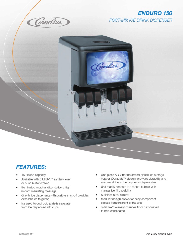 Ficha Tecnica ED 150 Cornelius 6V | PDF | Equipment | Manufactured Goods