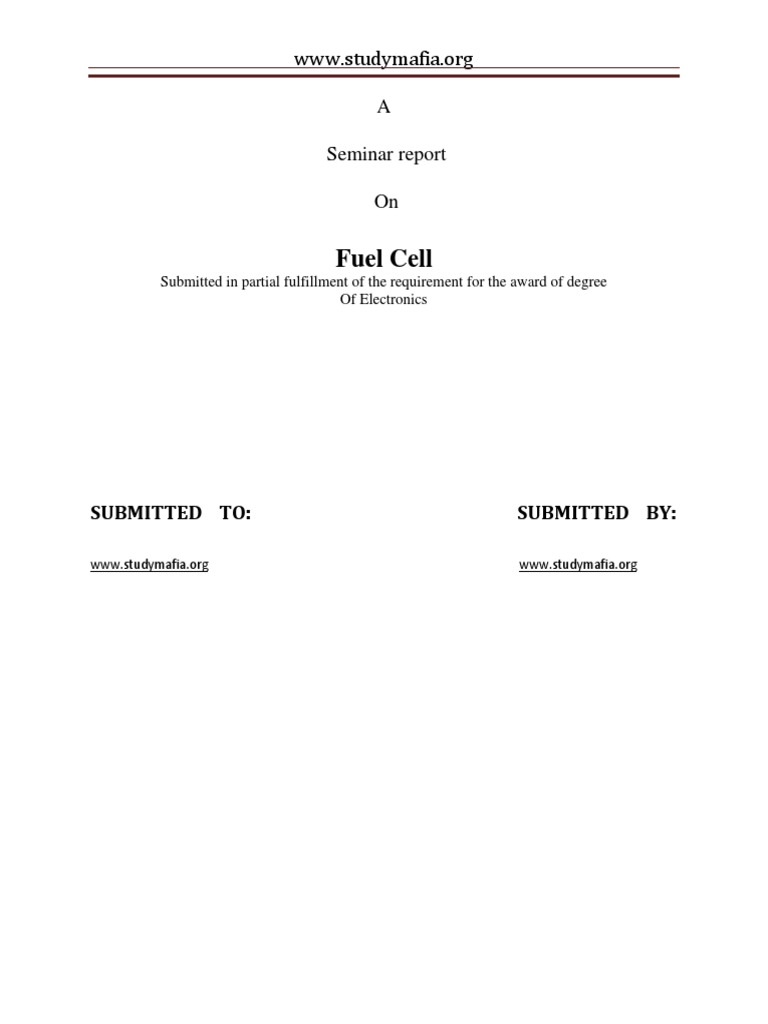 ECE Fuel Cell Report | PDF | Fuel Cell | Alternative Energy
