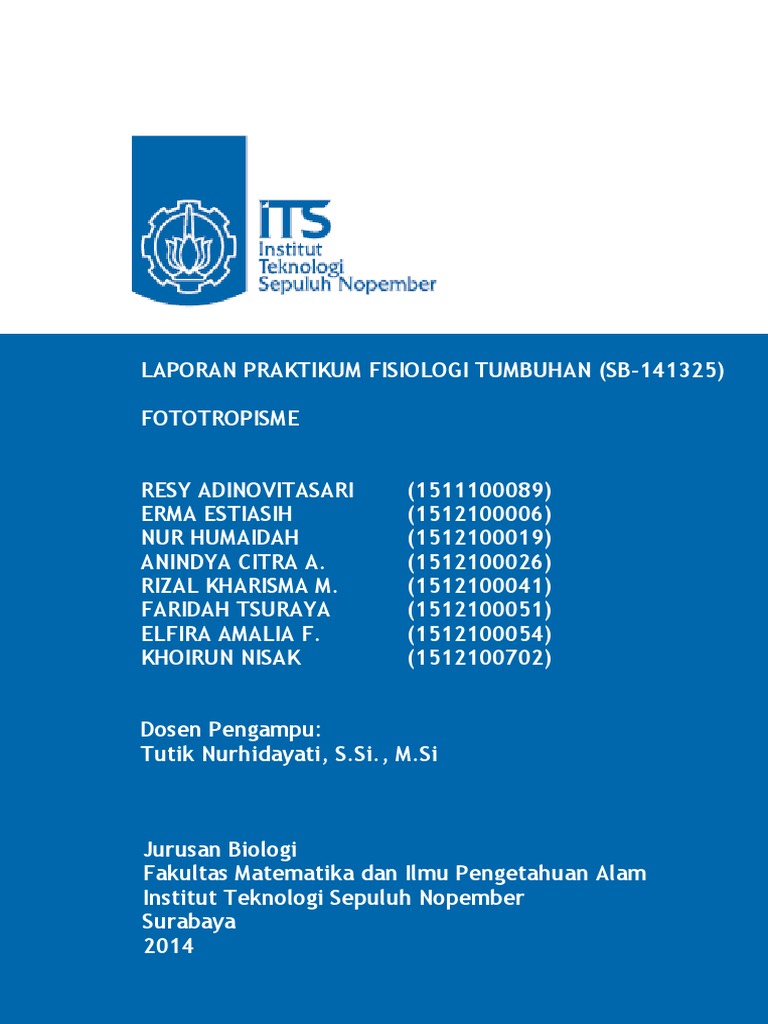 Laporan Fistum 3 Fototropisme | PDF