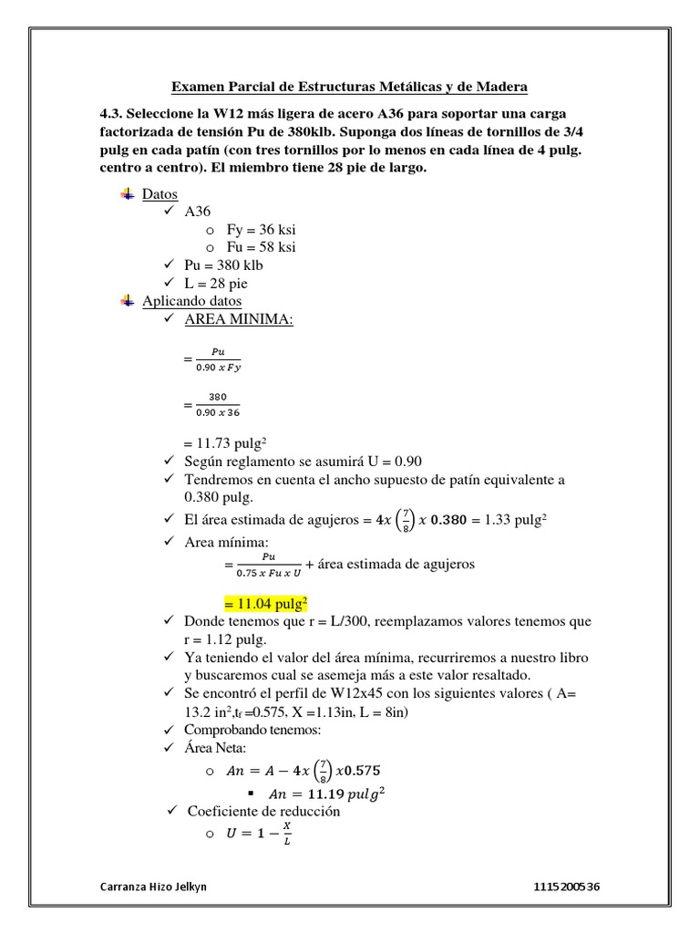 Examen de Metalicas | PDF | Artesanías | Sectores Economicos