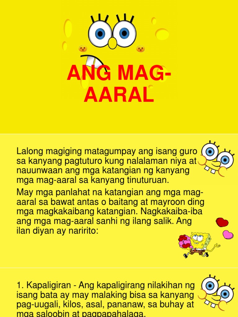 Ang Mag Aaral | PDF