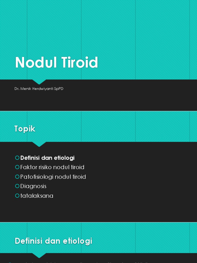 Nodul Tiroid | PDF | Thyroid | Medical Ultrasound