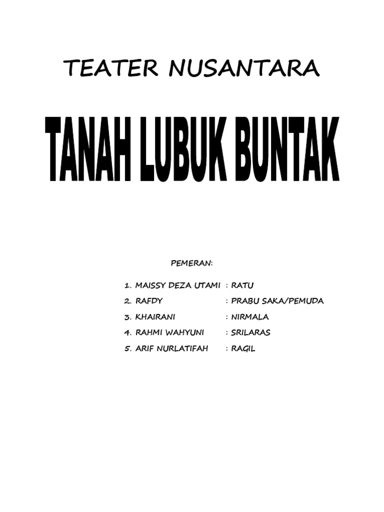 Teater Nusantara | PDF