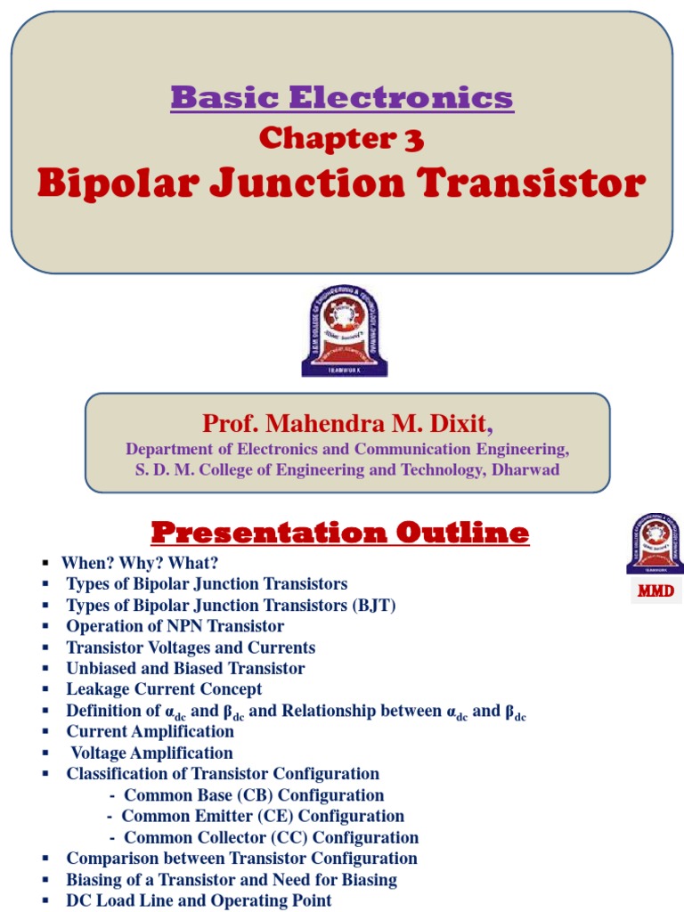 BJT Basics | PDF | Bipolar Junction Transistor | Transistor