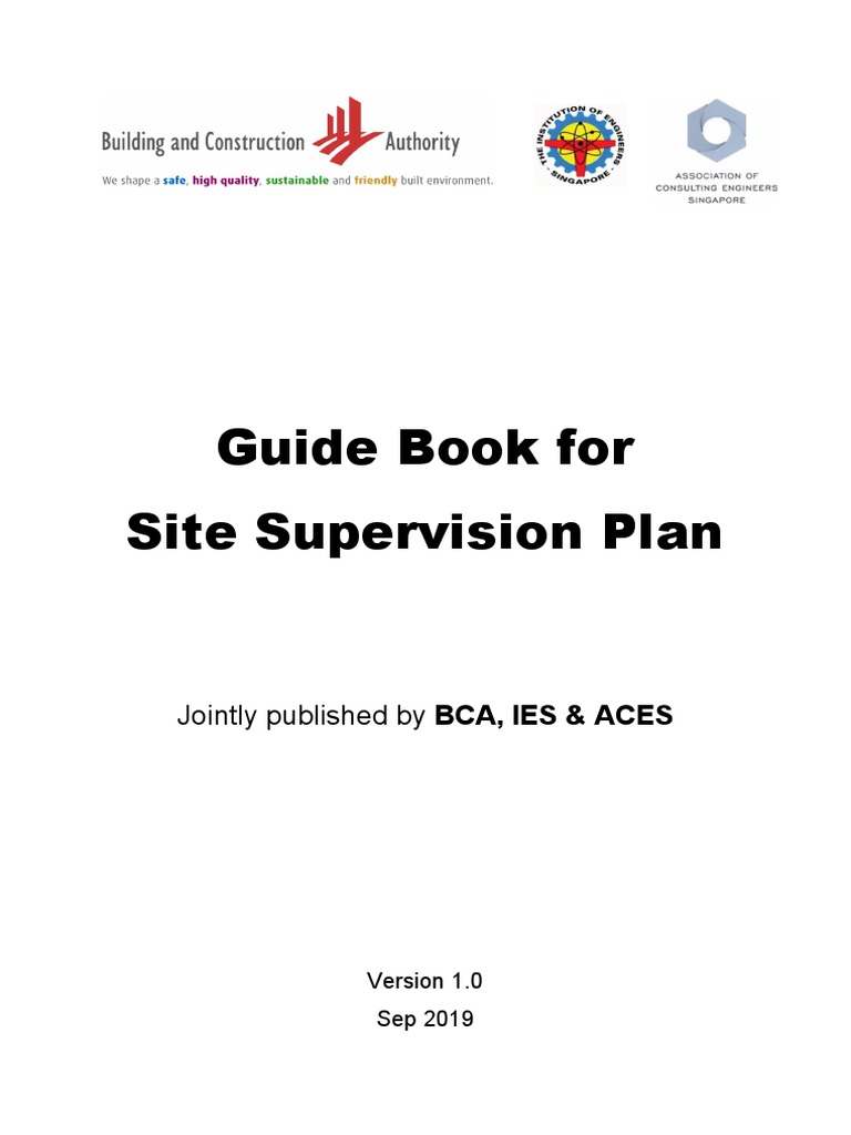 Guide Book For Site Supervision Plan | PDF | Deep Foundation ...