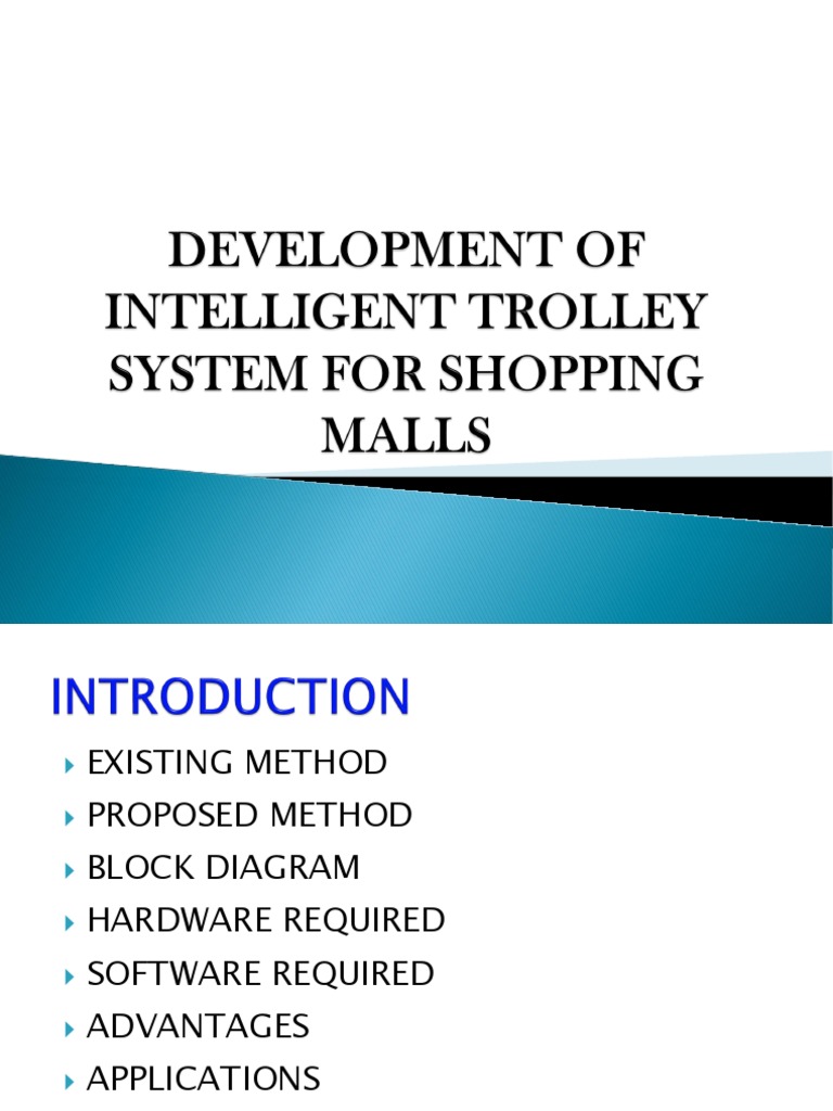 Smart Trolley | PDF | Radio Frequency Identification | Arduino