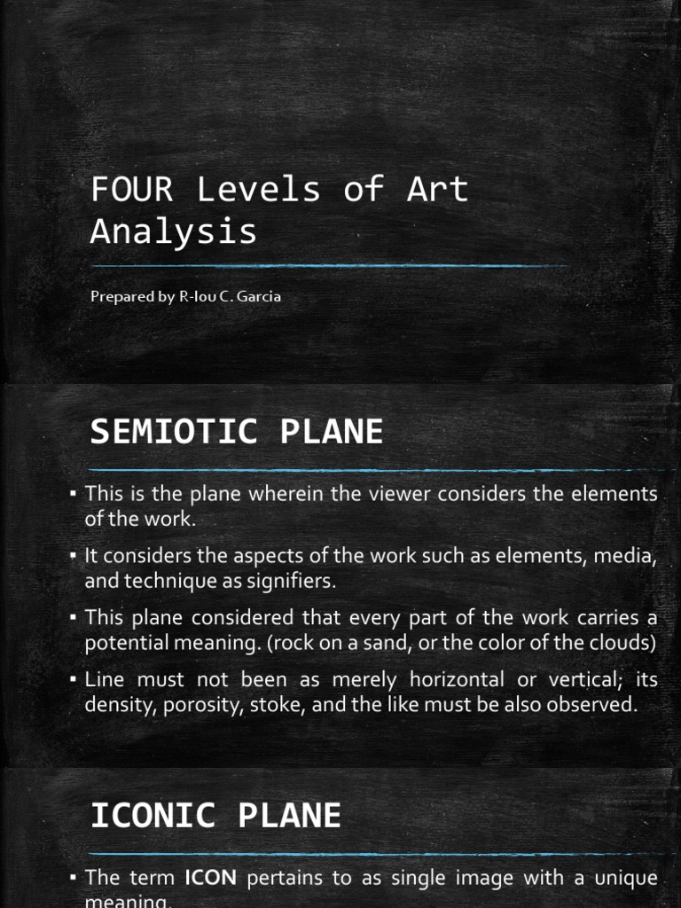 Three Levels of Content in Art | PDF