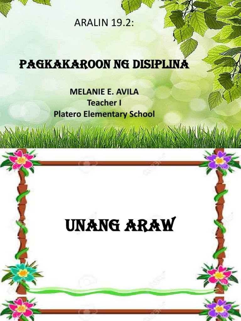 Esp5 Aralin 19 3rd QTR | PDF