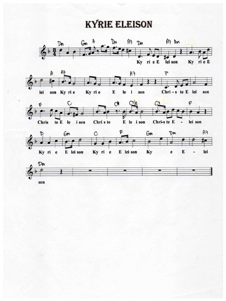 Kyrie Eleison | PDF