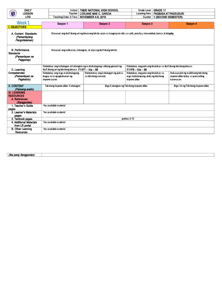 Week 1 IMPORMATIBO | PDF