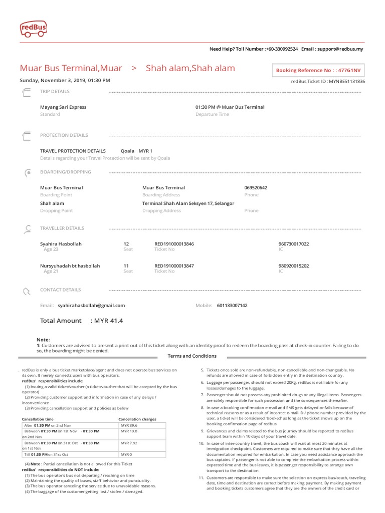 Muar Bus Terminal, Muar Shah Alam, Shah Alam: Sunday, November 3, 2019 ...