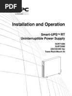 APC SRT3000 Installation Guide | PDF | Mains Electricity | Icon (Computing)