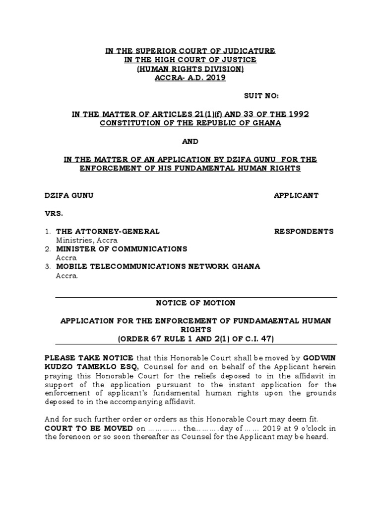 Edudzi's Human Rights Enforcement | PDF | Freedom Of Information Laws ...