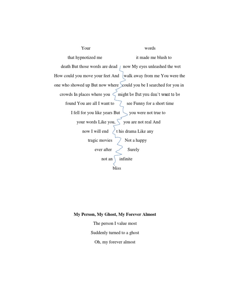 Diona Poem: Love and Loss | PDF