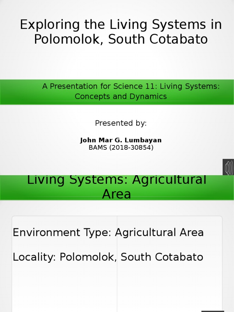 Living Systems Presentation 2019 | PDF