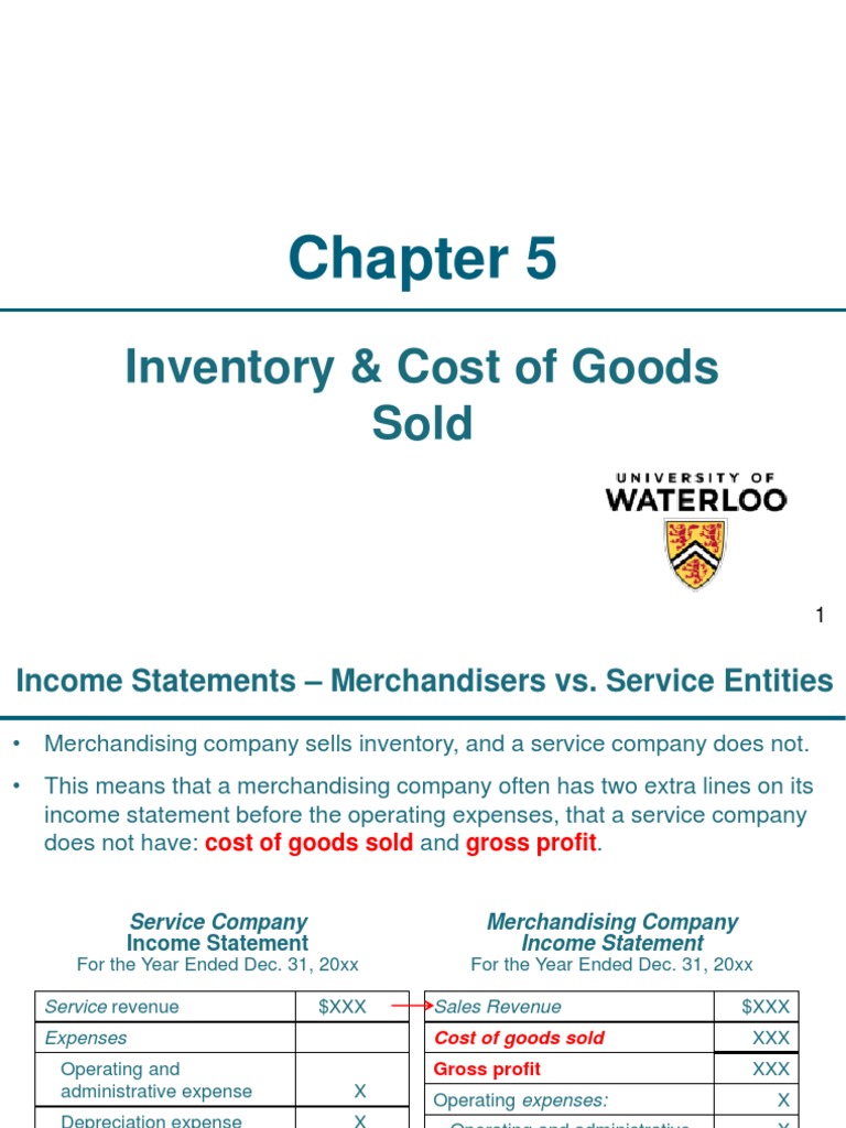 Ch.5 - Inventory and COGS - MH - Obj1Part1 | PDF | Cost Of Goods Sold ...
