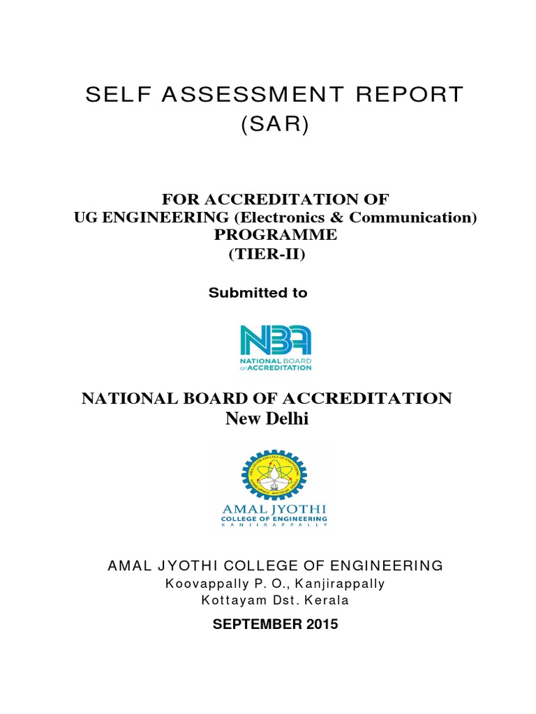 Nba Sar Ece | PDF | Electronic Engineering | Evaluation