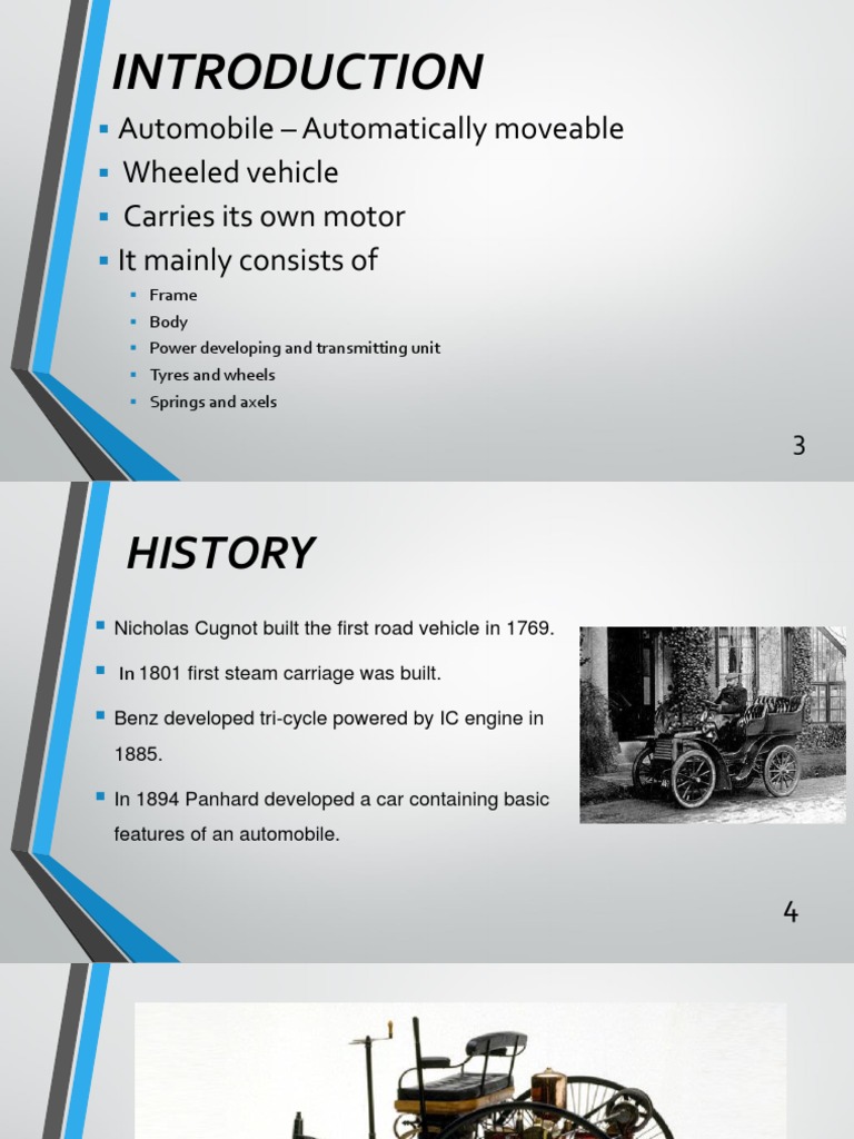 Automobile - Automatically Moveable Wheeled Vehicle Carries Its Own ...