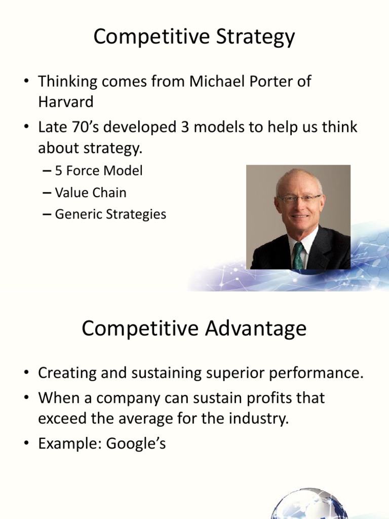 Porters Model | PDF | Value Chain | Strategic Management