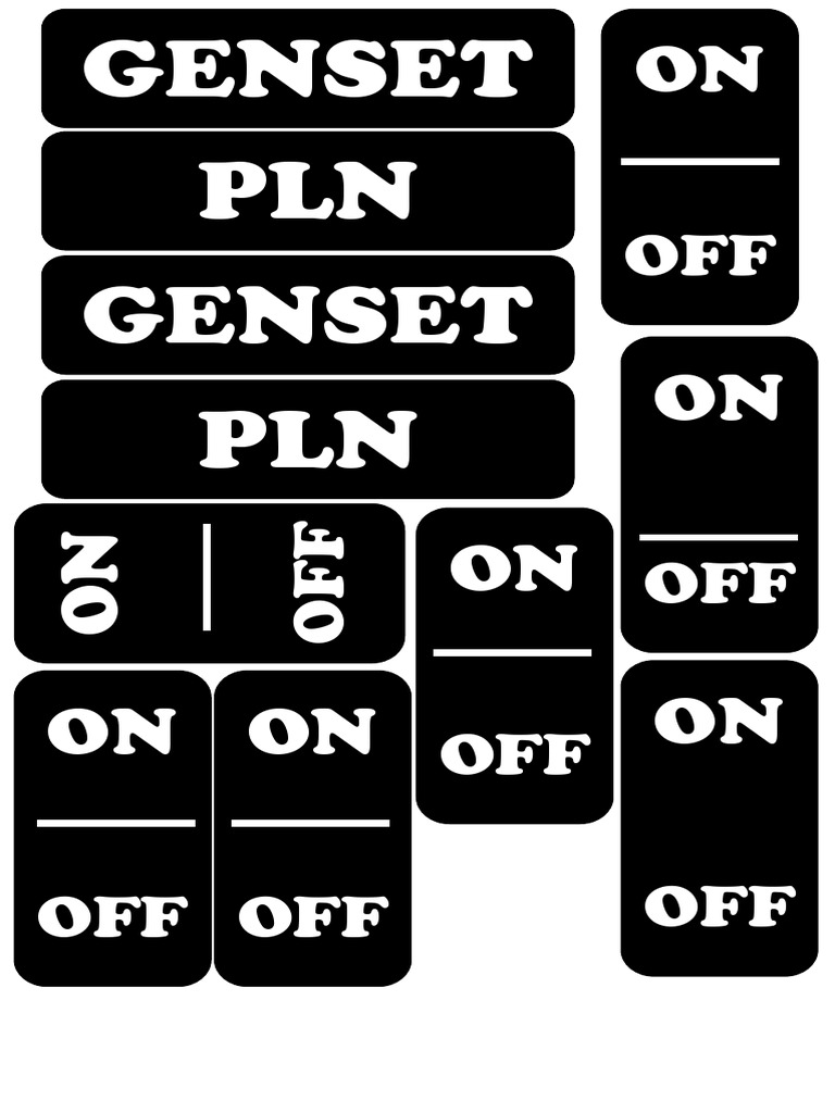 Label Panel Listrik | PDF