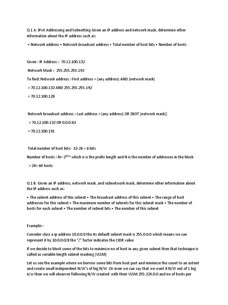 Computer Network Practical | PDF | Ip Address | Network Layer Protocols