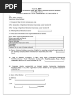 Ultimate Beneficial Ownership (UBO) Declaration Form: Company Details | PDF | Companies | Civil ...
