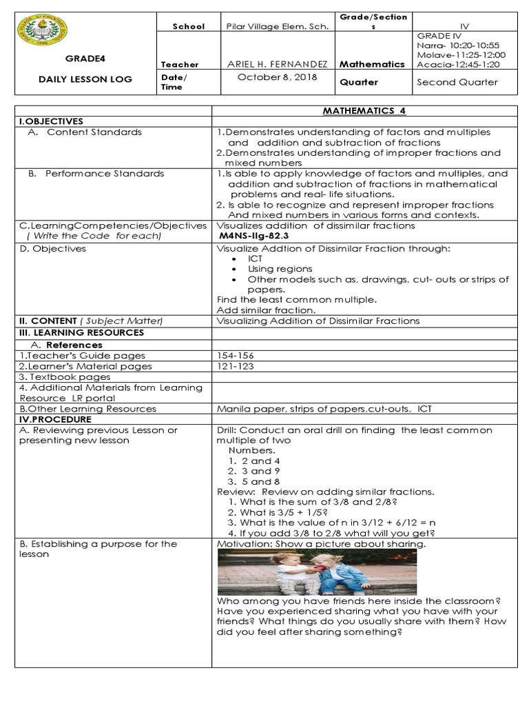 Demo LP in Math Critical Content | PDF | Educational Technology ...
