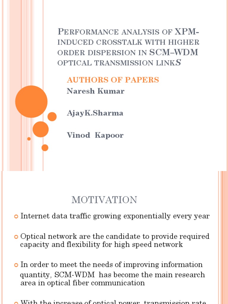 Optical Fibre Matlab Thesis | PDF | Wavelength Division Multiplexing ...