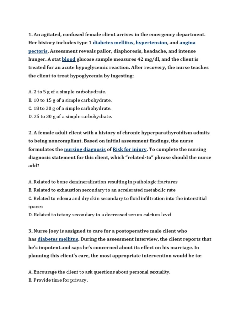 Endocrine 50 Questions & Answers | PDF | Hypothyroidism | Hyperthyroidism