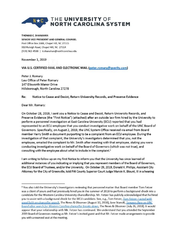 Notice To Peter Romary (U0030558xE198C) | PDF | Voicemail | Information