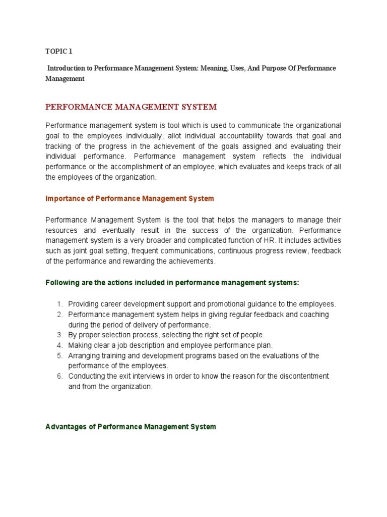 Performance and Reward Management | PDF | Performance Appraisal ...