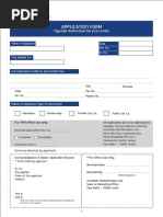 Dealership Application Form | PDF