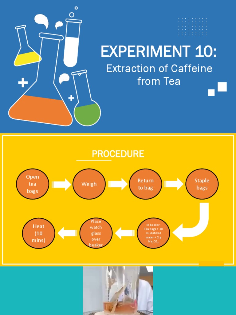 Experiment 10:: Extraction of Caffeine From Tea | PDF | Chemistry ...