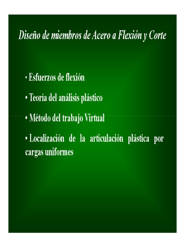 Rótula Plástica. Trabajo Virtual (Modo de Compatibilidad) | PDF ...