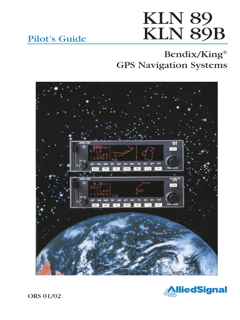 KLN 89 KLN 89B: Pilot's Guide | PDF | Instrument Flight Rules | Navigation